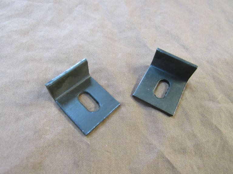Rear Seat Pivot Retainer Pair - Quarter Ton & Military